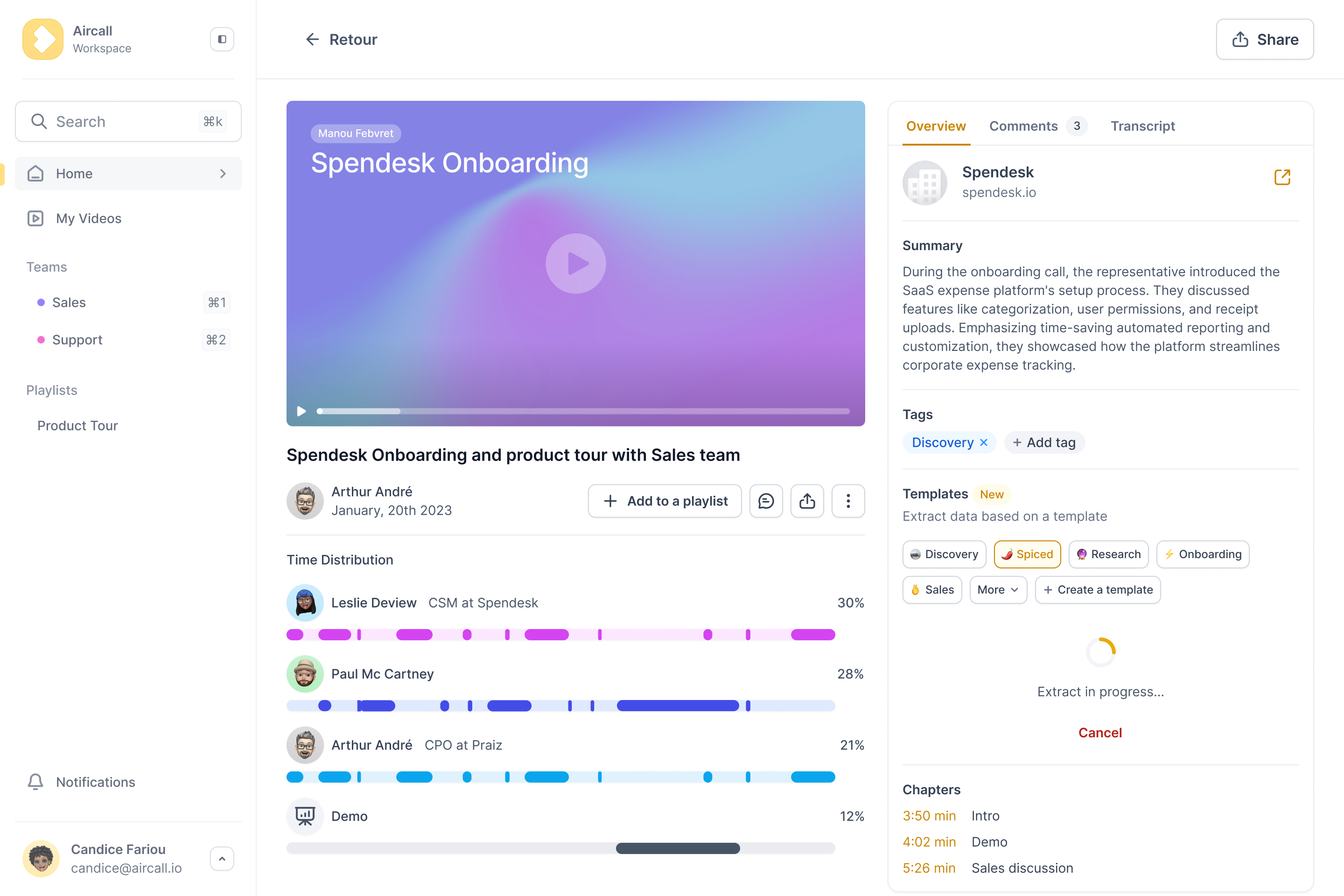 Les meilleurs outils de transcription IA pour sales (2026)
